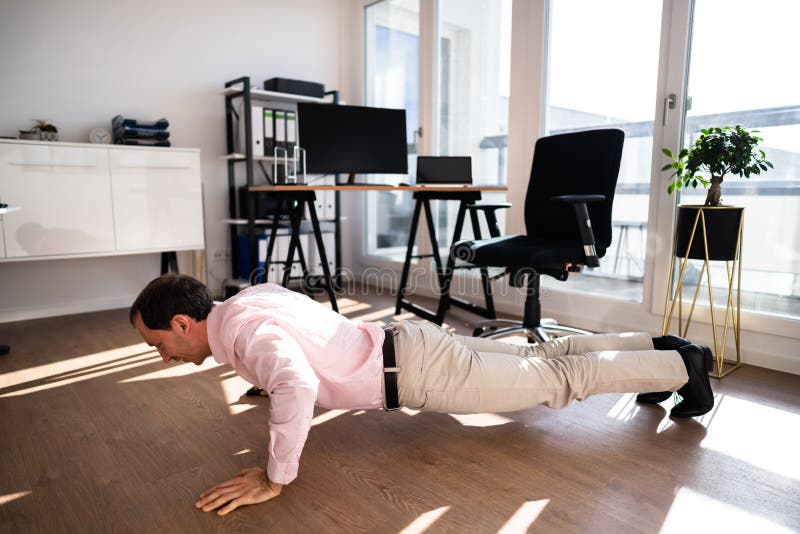 Workout Office Exercise stock image. Image of active - 243555803