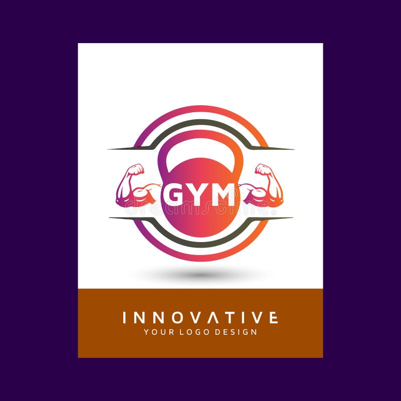Workout Physical Fitness Logo Design . Modern Vector Logo Design ...