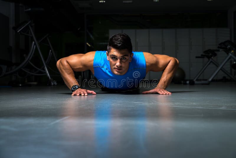 Workout Pushups stock image. Image of care, masculinity - 32780057