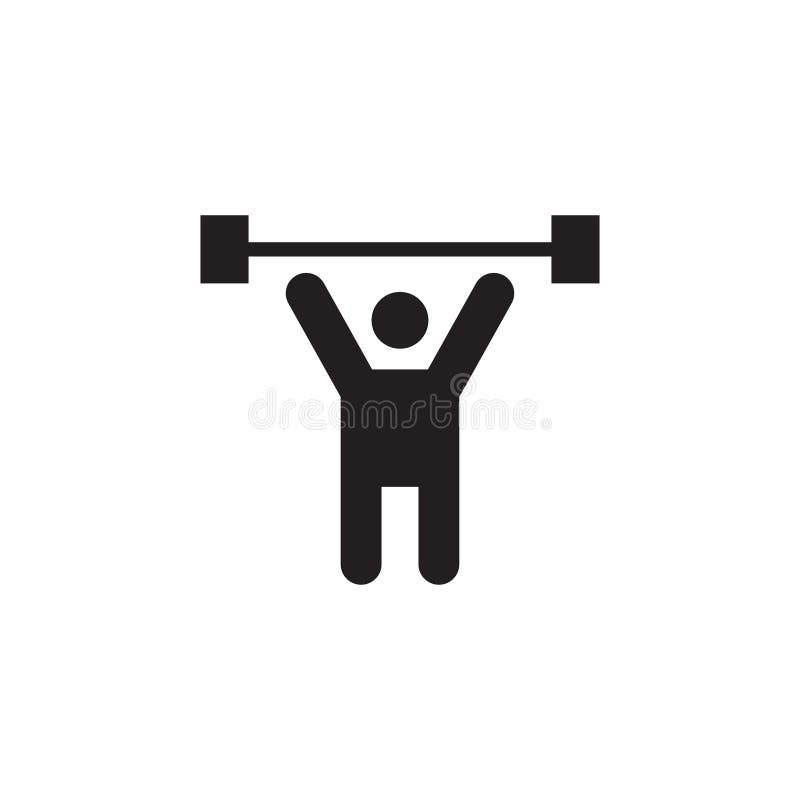 Workout Vector Icon Design Template Stock Vector - Illustration of icon ...