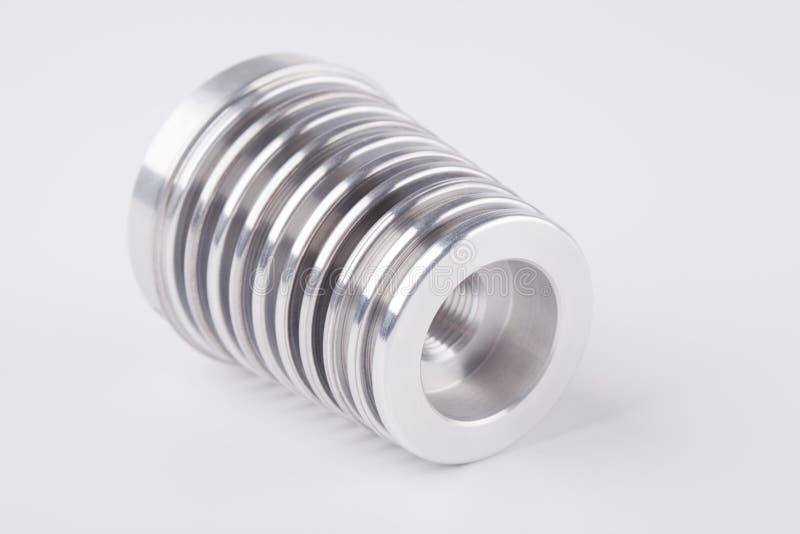 Cylindrical Workpiece and Button Die Stock Photo - Image of metal ...