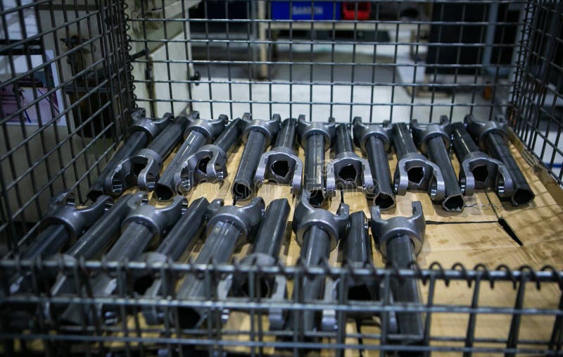 The Workpiece is in Process. Industrial Material Stock Photo - Image of ...