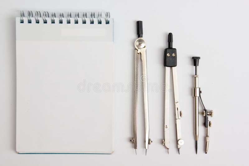 Workplace Of Architect - Architectural Project, Blueprints, Rolls And ...