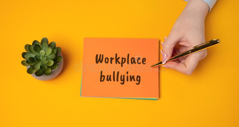 Workplace Bullying Concept. Stock Photo - Image of individual ...