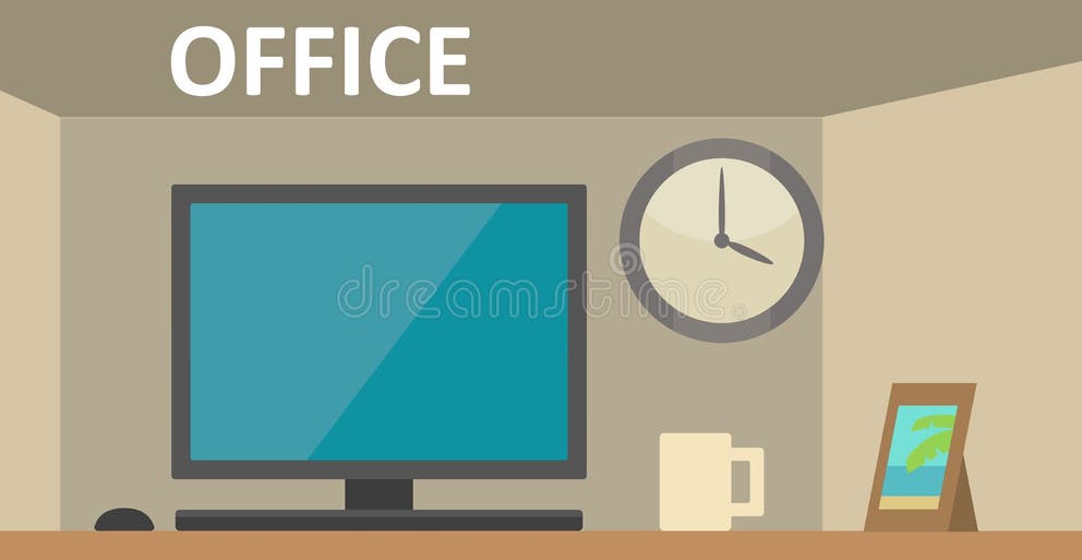 Workplace Vector Graphic Stock Illustrations – 63,044 Workplace Vector ...