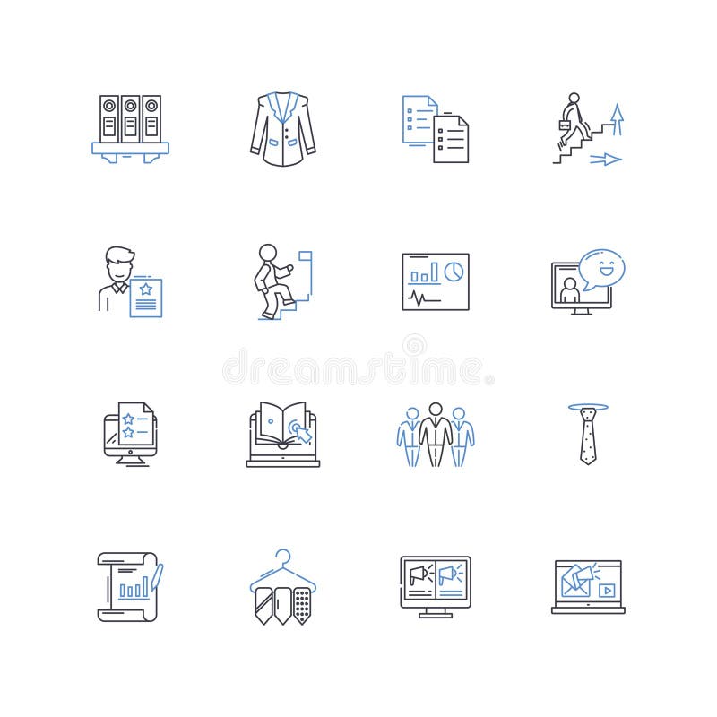 Workplace Diversity Line Icons Collection. Inclusion, Equity ...