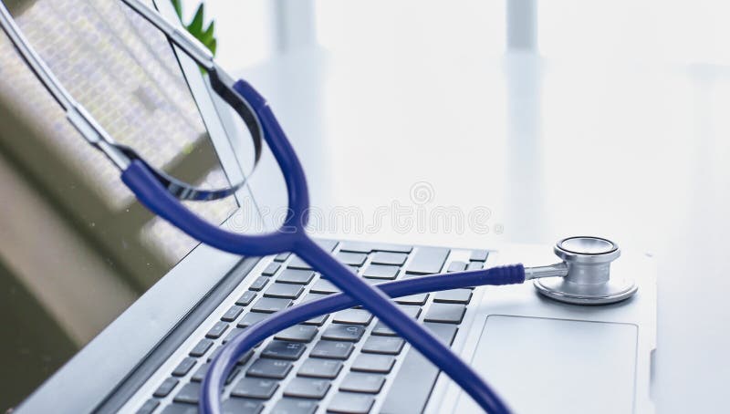 Workplace of the Doctor in the Office Stock Photo - Image of workplace ...