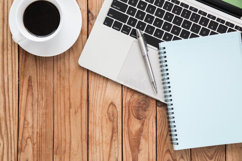 Workplace Flat Lay Business Stock Image - Image of business, space ...