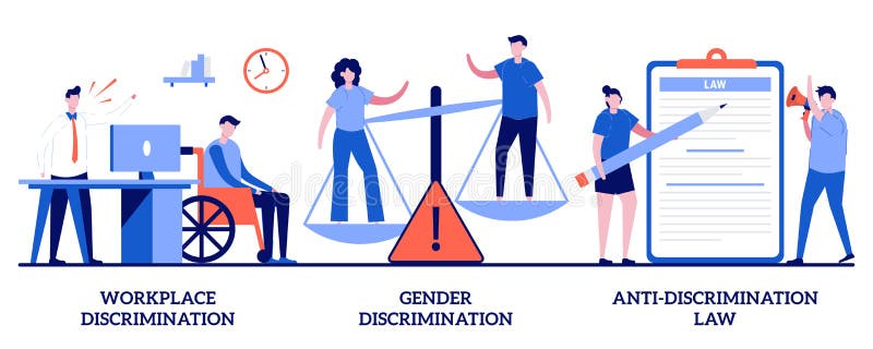 Workplace and Gender Discrimination, Anti-discrimination Law Concept ...