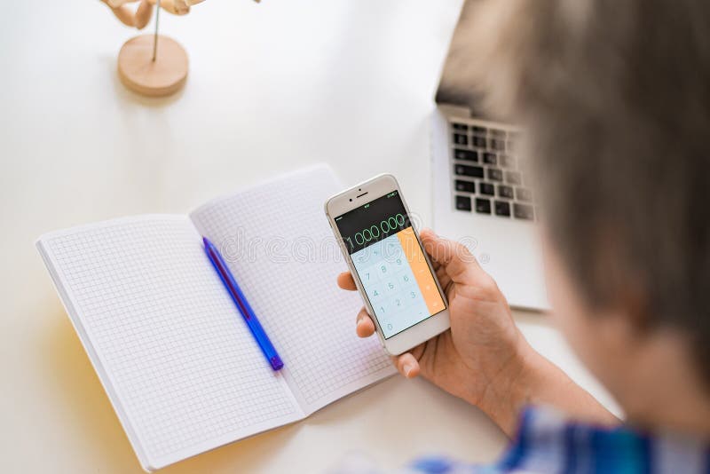 Workplace Home Computer and Remote Work Stock Photo - Image of desktop ...