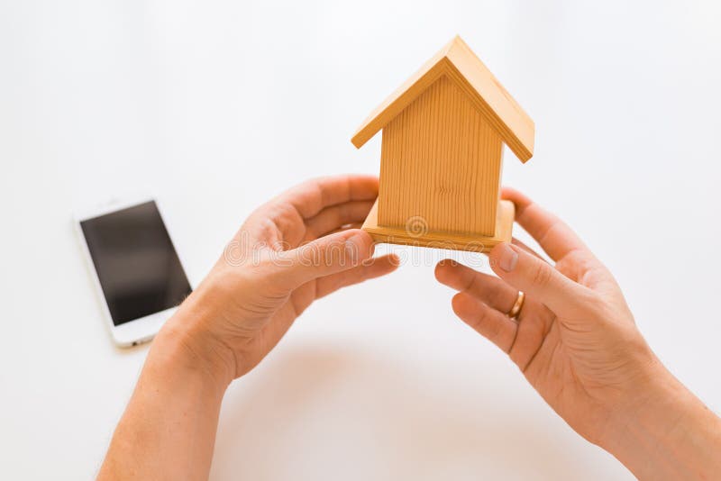 Workplace Home Computer and Remote Work Stock Photo - Image of flat ...