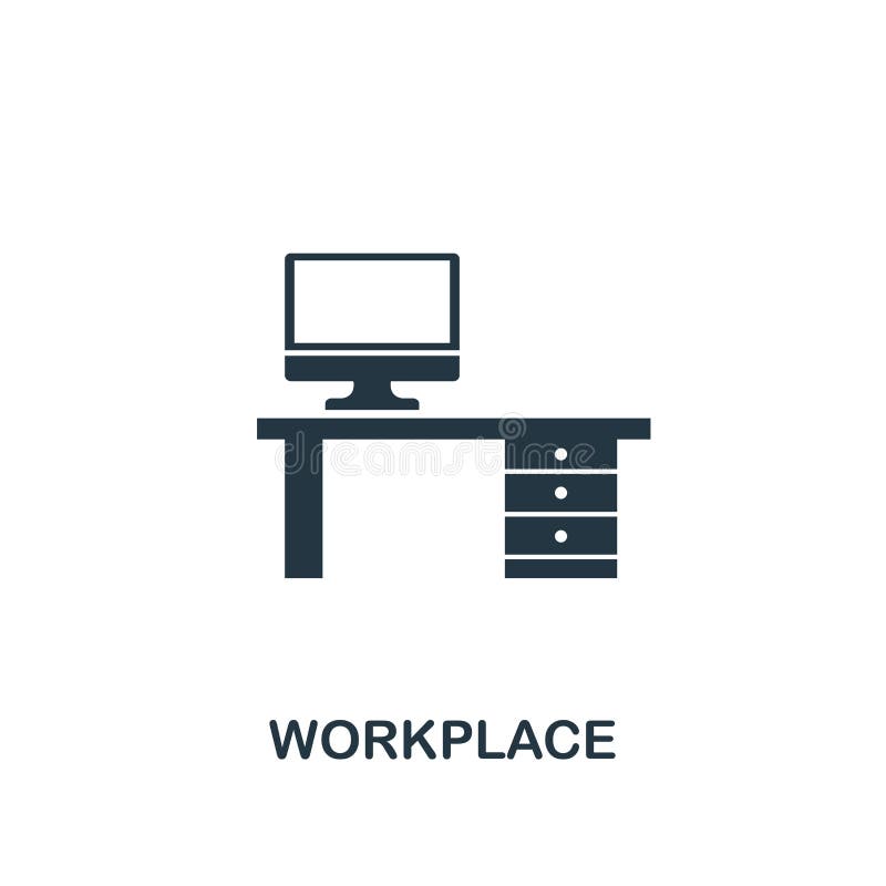 Workplace Icon. Creative Element Design from Productivity Icons ...