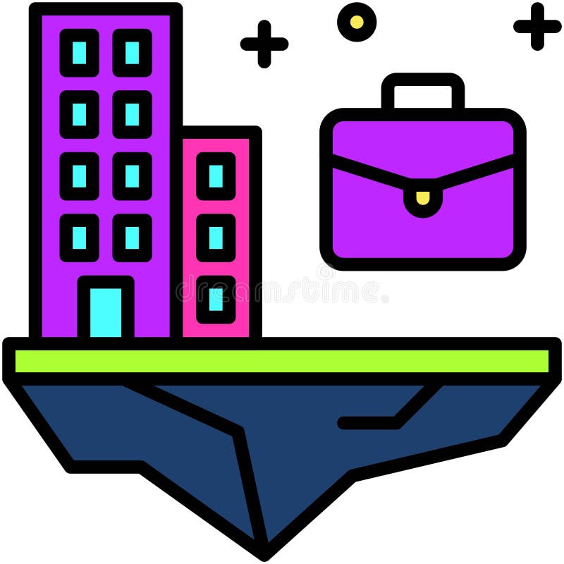 Workplace Icon, Metaverse Related Vector Stock Vector - Illustration of ...