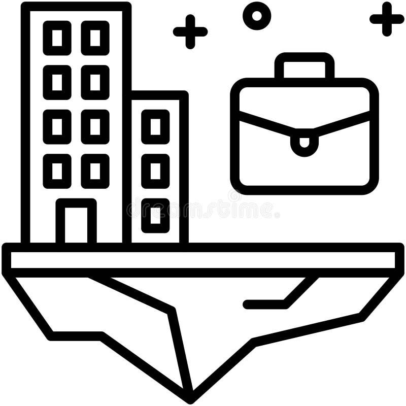 Workplace Icon, Metaverse Related Vector Stock Vector - Illustration of ...