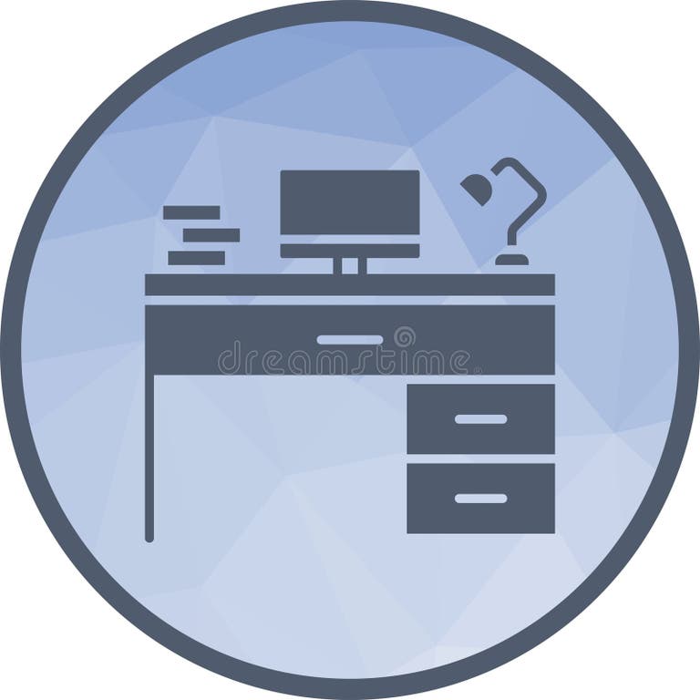 Workplace Icon Vector Image. Stock Vector - Illustration of workplace ...