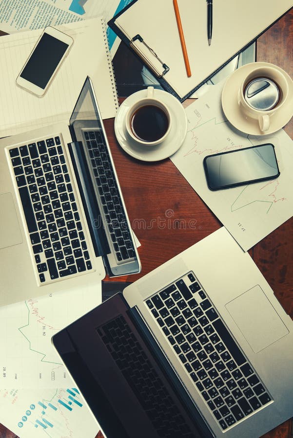 Workplace stock photo. Image of hands, technology, close - 137732228