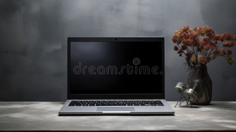 Workplace Office Screen Table White Technology Computer Desk Laptop ...