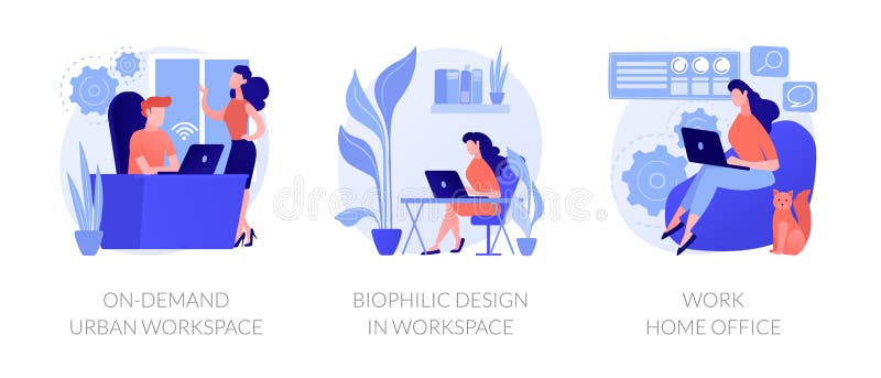 Workplace Organization Abstract Concept Vector Illustrations. Stock ...