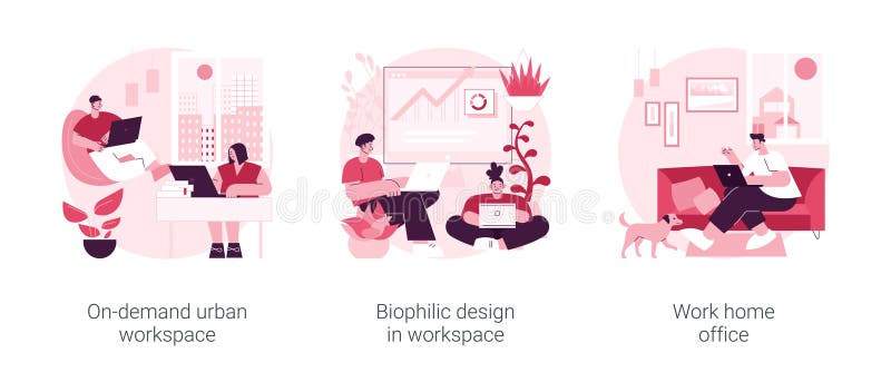 Workplace Organization Abstract Concept Vector Illustrations. Stock ...