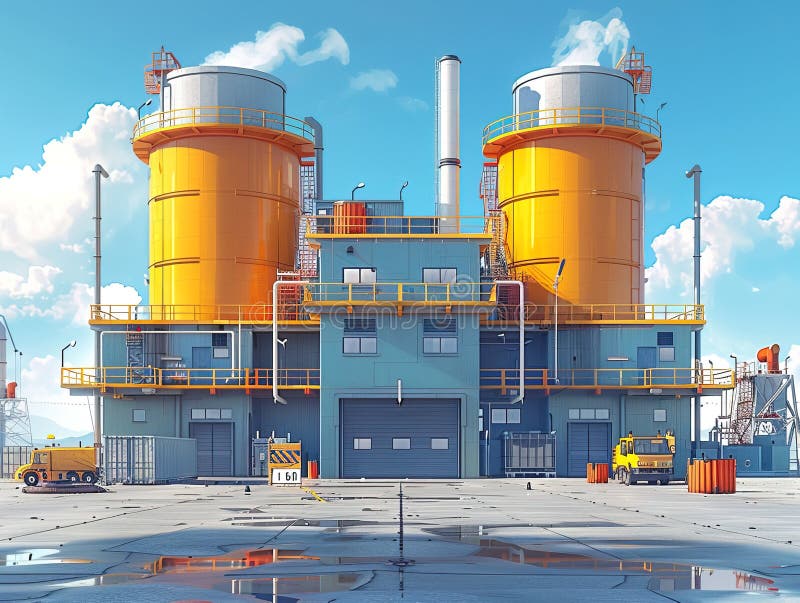 Workplace Safety Conception Engineering Objects on Workplace with ...