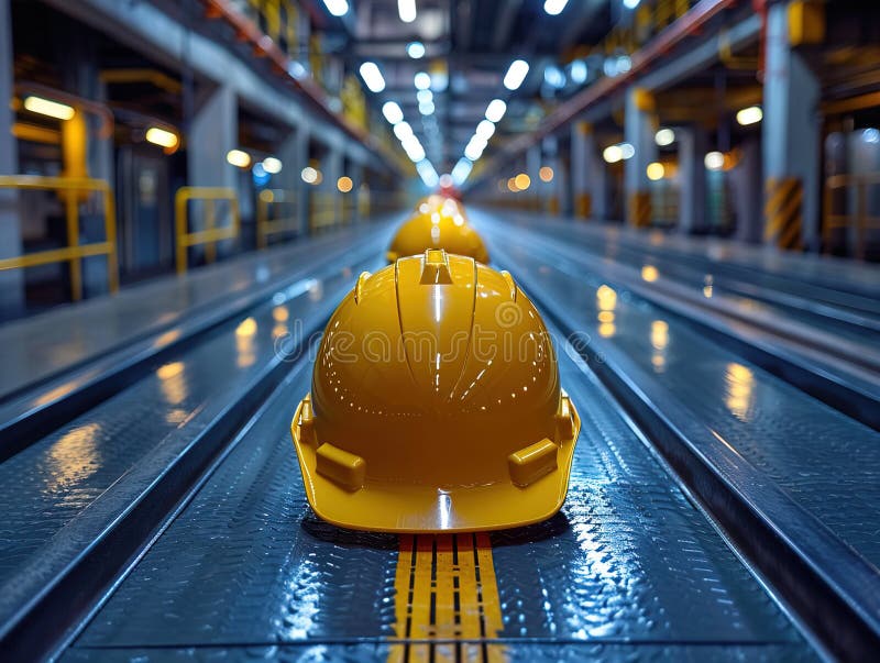 Workplace Safety Conception Engineering Objects on Workplace with ...