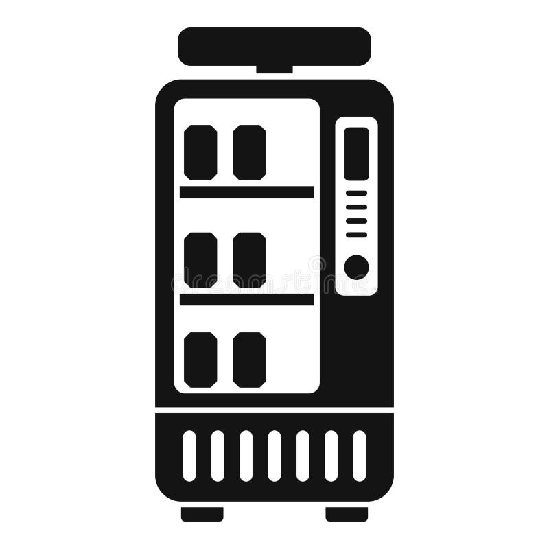 Workplace Vending Machine Icon Simple Vector. Portable Bottle Stock ...