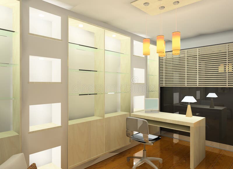 Workroom design stock illustration. Illustration of residence - 12083308