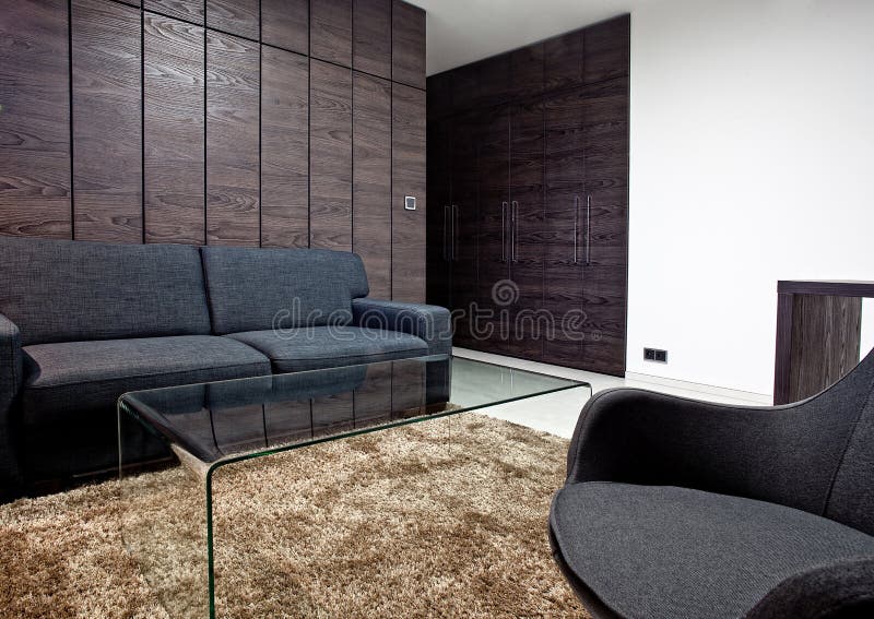 Workroom stock photo. Image of wood, room, floor, sofa - 76148100