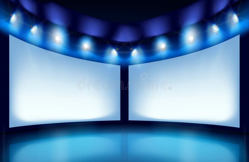 Works of Art in Art Gallery. Vector Illustration Stock Vector ...