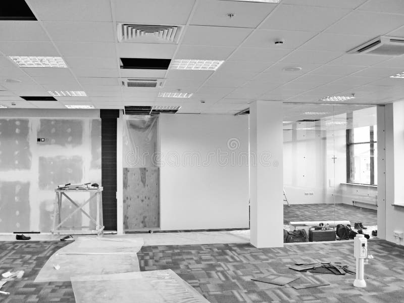 Building Finishing Work stock image. Image of ceiling - 57039901