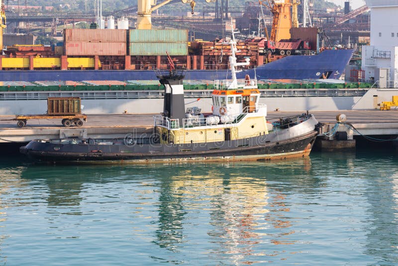 Works in a shipyard stock photo. Image of harbor, travel - 55702518