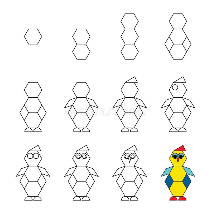 Worksheet Easy Guide To Drawing Cartoon Flying Saucer. Simple Step-by ...