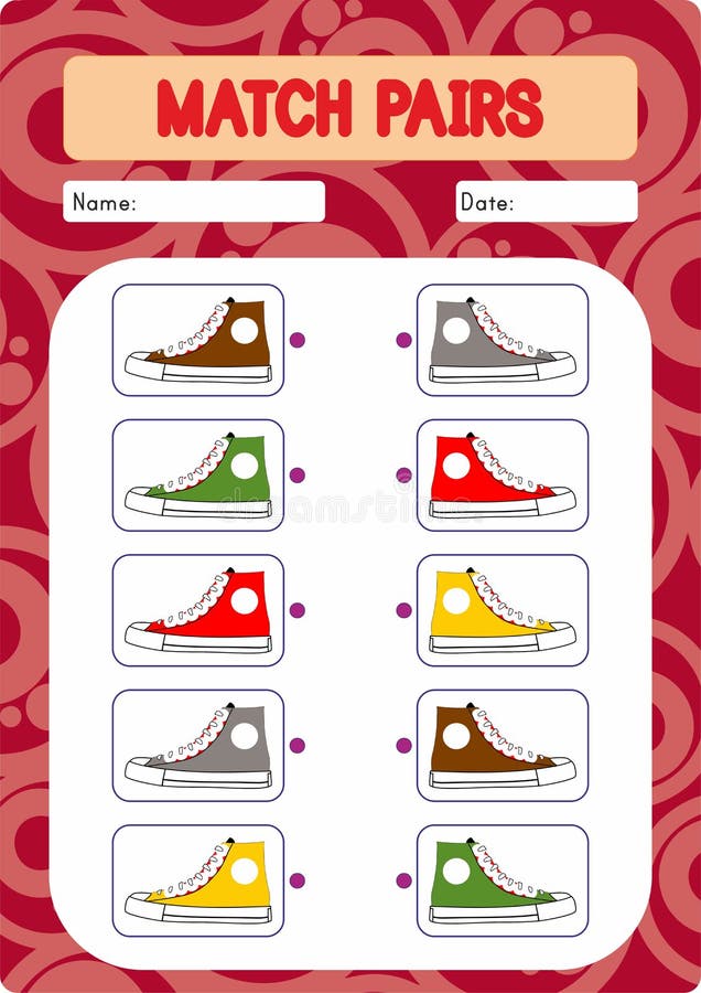 Game of Finding Same Objects Stock Vector - Illustration of skill ...