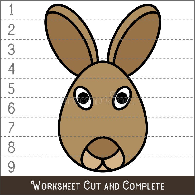 Worksheet. Game for Kids, Children. Math Puzzles. Cut and Complete ...