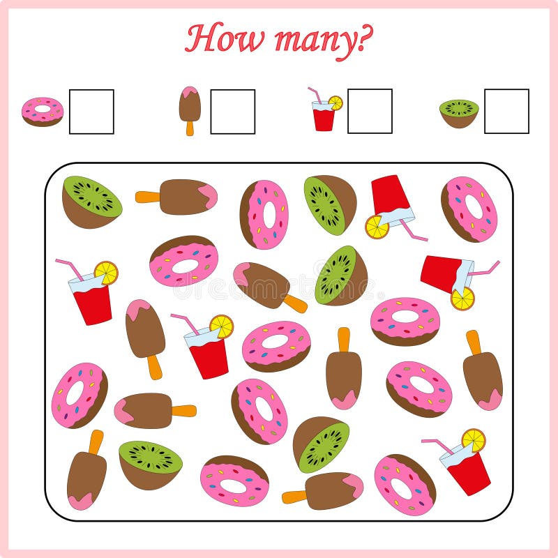 Mathematical Puzzle Game. Learning Mathematics, Worksheet for Preschool ...