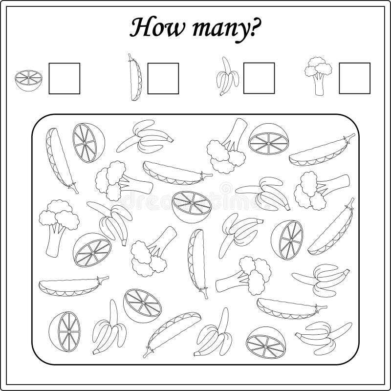 Mathematical Puzzle Game. Learning Mathematics, Worksheet for Preschool ...