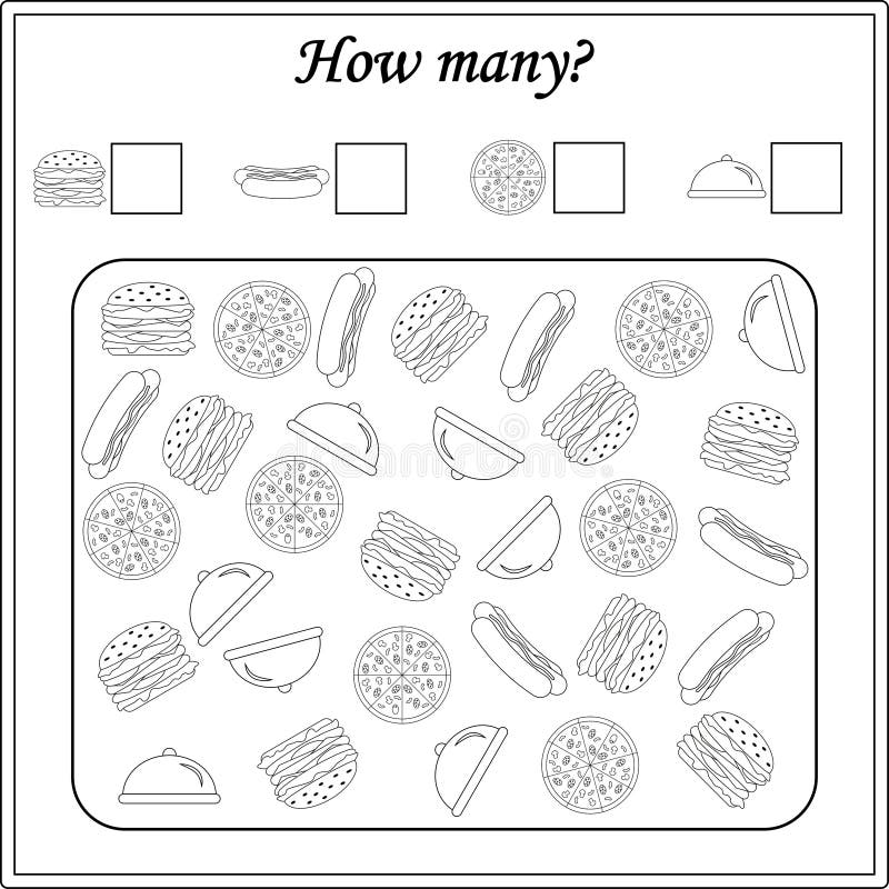 Mathematical Puzzle Game. Learning Mathematics, Worksheet for Preschool ...