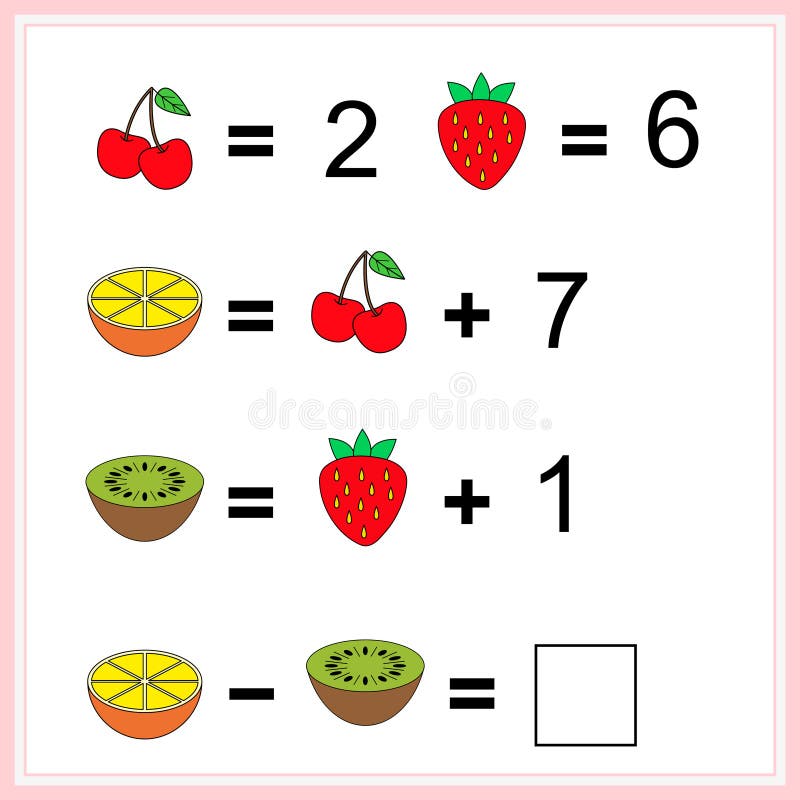 Worksheet. Mathematical Puzzle Game. Learning Mathematics, Tasks for ...
