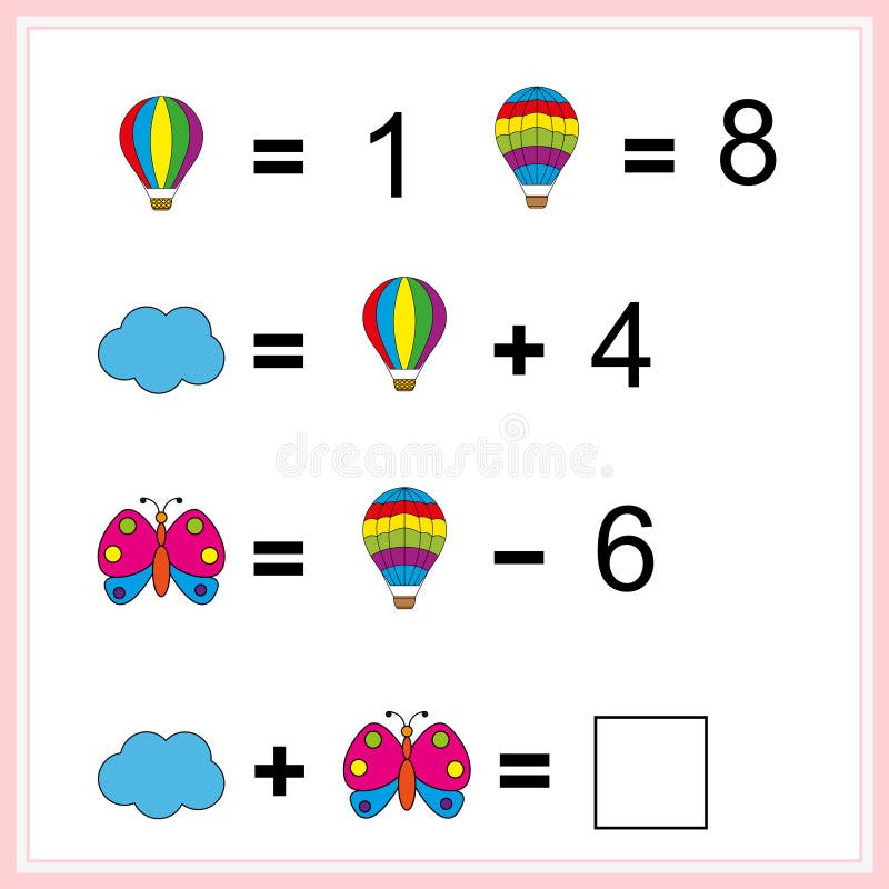 Worksheet. Mathematical Puzzle Game. Learning Mathematics, Tasks for ...