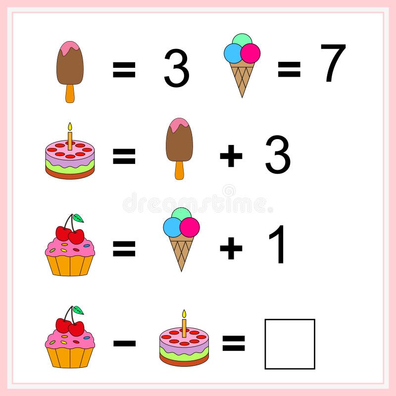 Worksheet. Mathematical Puzzle Game. Learning Mathematics, Tasks for ...
