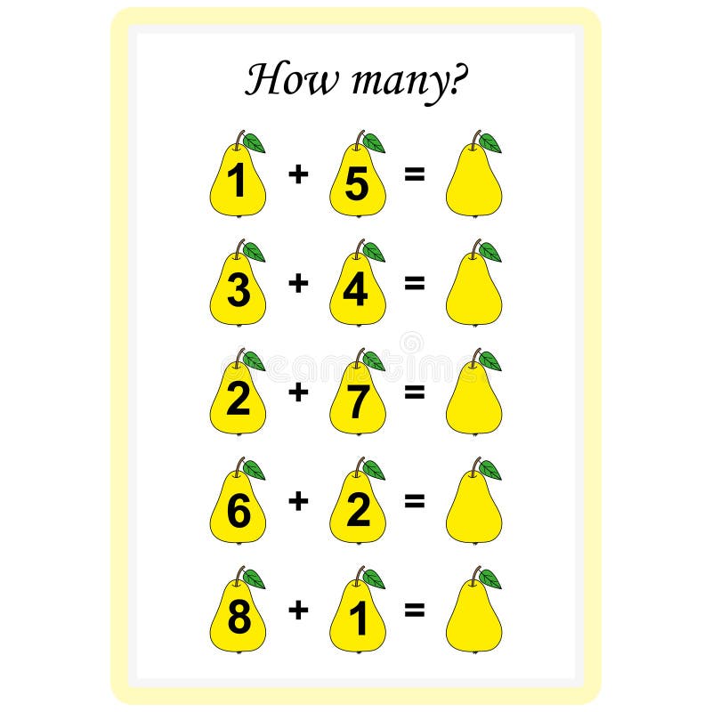 Worksheet. Mathematical Puzzle Game. Learning Mathematics, Tasks for ...