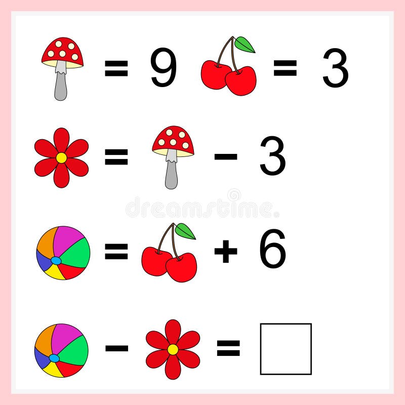 Worksheet. Mathematical Puzzle Game. Learning Mathematics, Tasks for ...