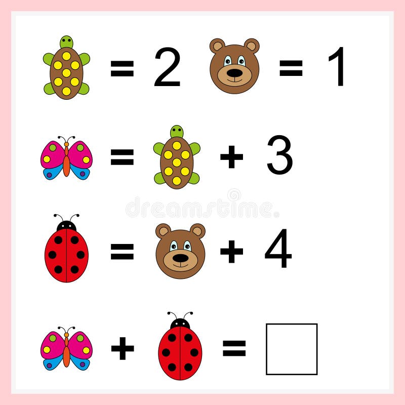 Worksheet. Mathematical Puzzle Game. Learning Mathematics, Tasks for ...