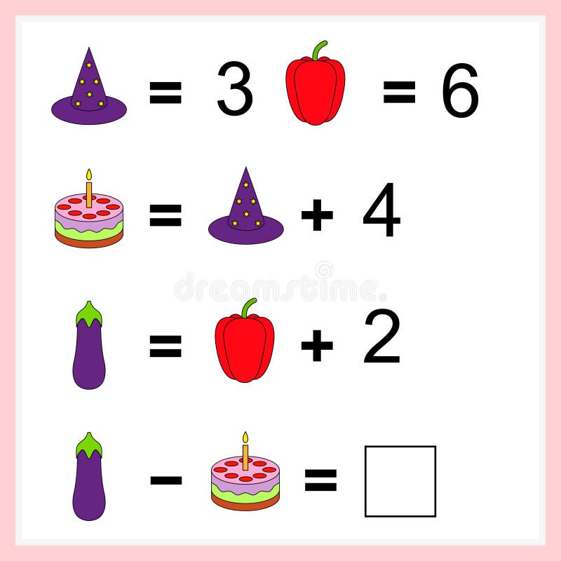 Worksheet. Mathematical Puzzle Game. Learning Mathematics, Tasks for ...