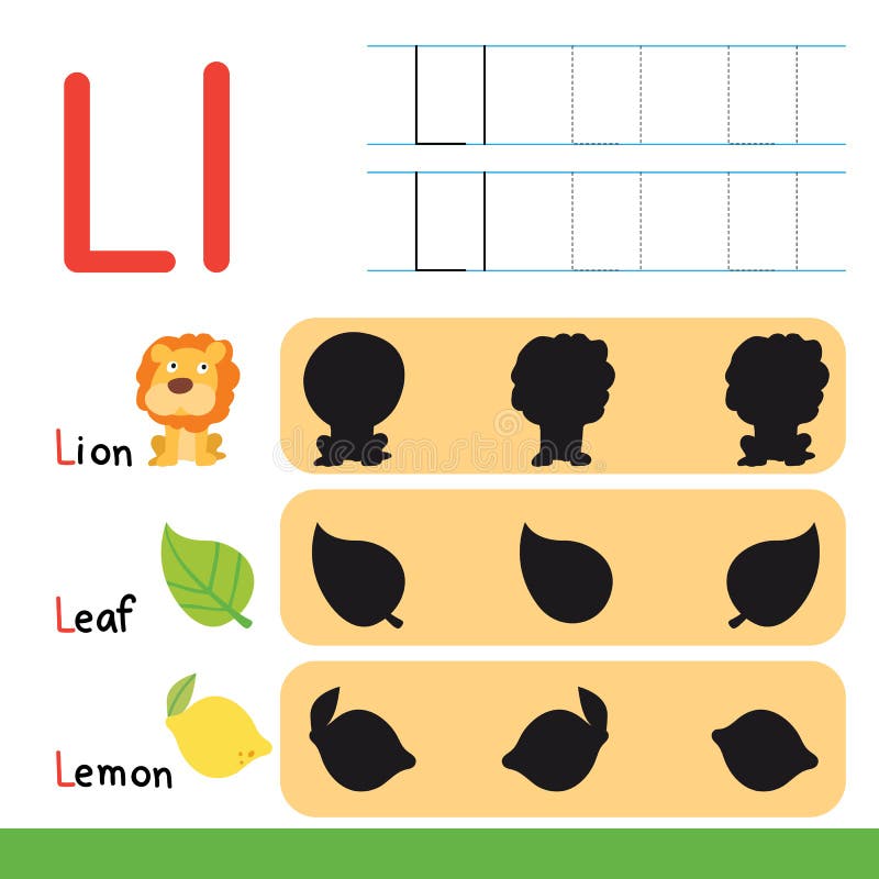 Worksheet Vector Design for Kid Stock Vector - Illustration of cartoon ...