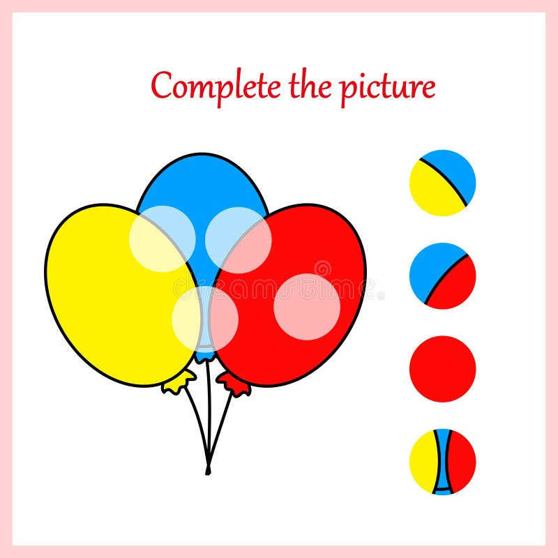 Worksheet. Visual Logic Puzzle: Find Missing Piece - Puzzle Game for ...