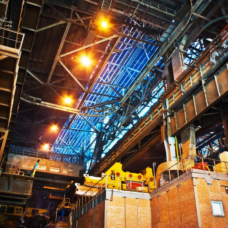 Cold Rolling Department in Metallurgy Factory Stock Image - Image of ...