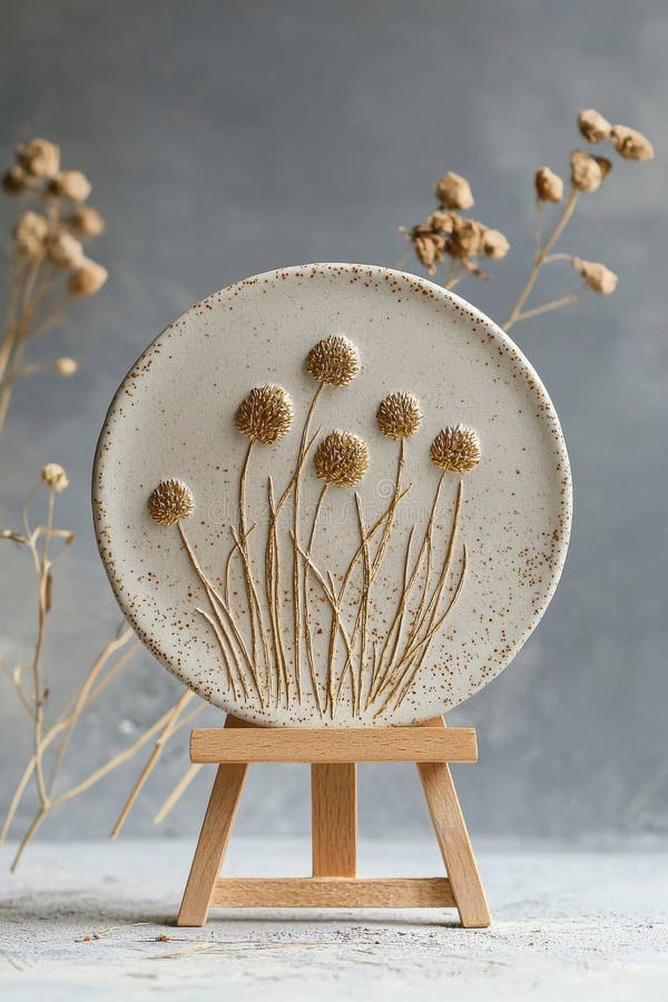 In the Workshop: Botanical Bas-relief Flowers Made from Clay and Gypsum ...