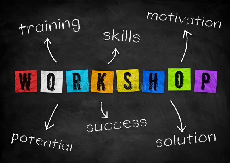 Workshop. Business Concept. Stock Illustration - Illustration of ...