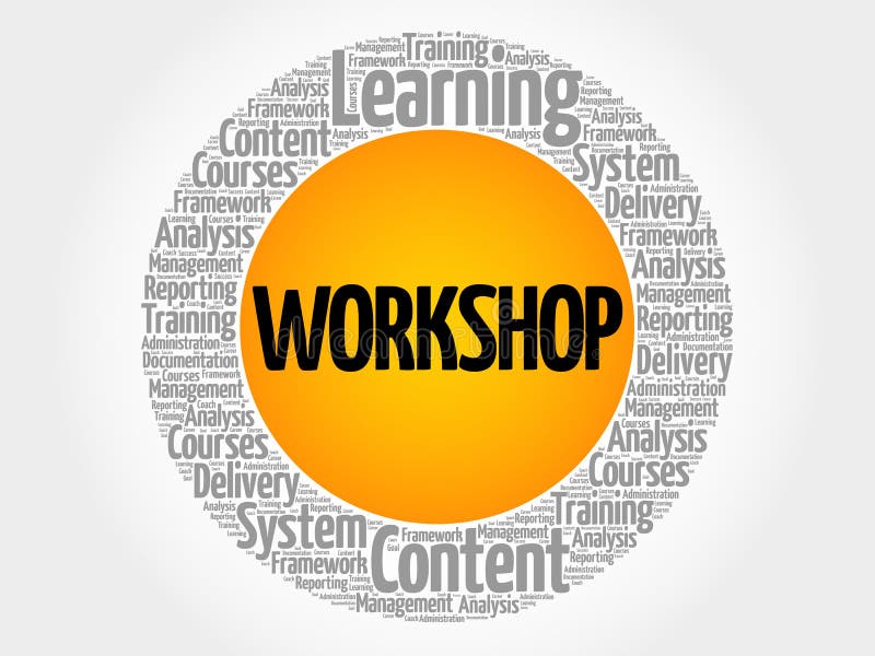 Workshop Word Cloud Concept Stock Illustrations – 584 Workshop Word ...